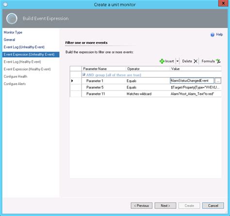 appendix k creating ops mgr monitors for custom vcenter server alarms