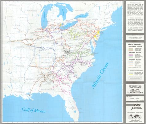 Maps Of The Norfolk Southern Railway Ns