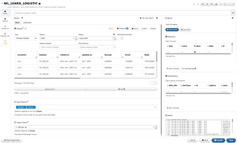 ml learn logistic — d3view workflows documentation documentation