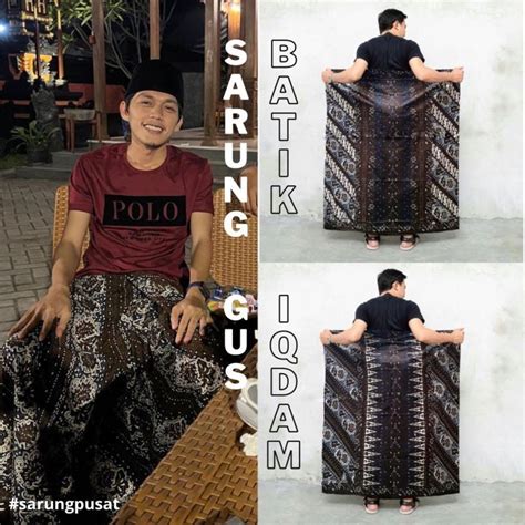 Jual Sarung Batik Gus Iqdam Series Klasik Khas Gawagis Shopee Indonesia