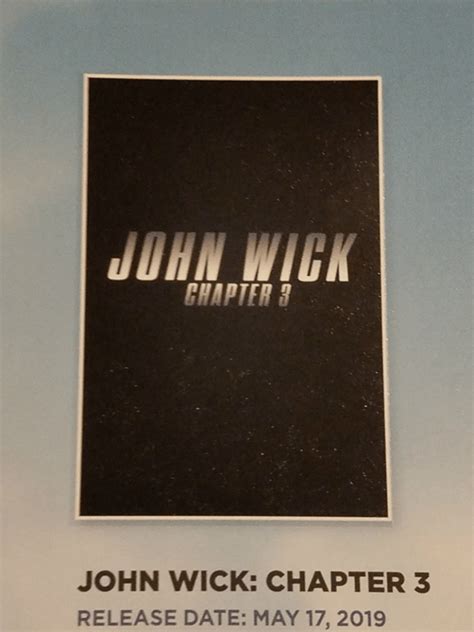 Sinopsis Resmi John Wick Chapter 3 Rilis Dafunda