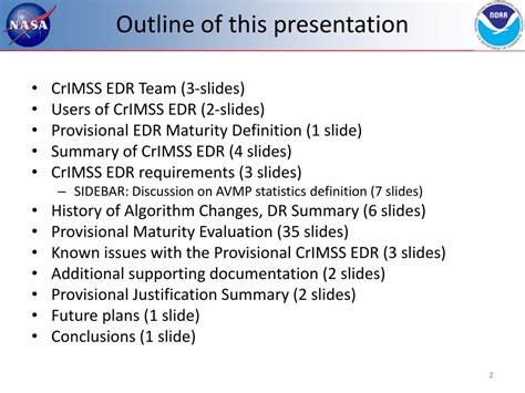 ppt christopher barnet crimss edr validation and algorithm lead