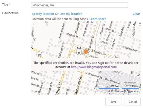 set the bing maps api key in office 365 using csom to leverage