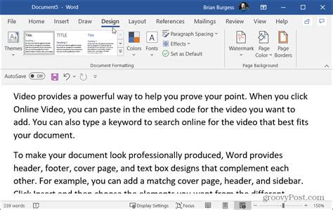 How To Add Background Color To Any Word Document