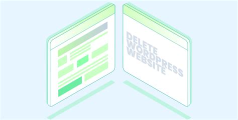 how to delete wordpress website completely remove wp site