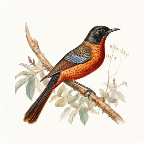Premium Ai Image There Is A Bird Sitting On A Branch Of A Tree