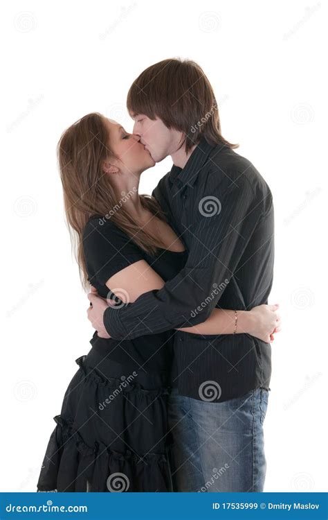 Gentle Kiss Stock Image Image Of Love Studio Attractive 17535999
