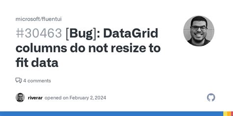 Bug Datagrid Columns Do Not Resize To Fit Data Issue Microsoft Fluentui Github