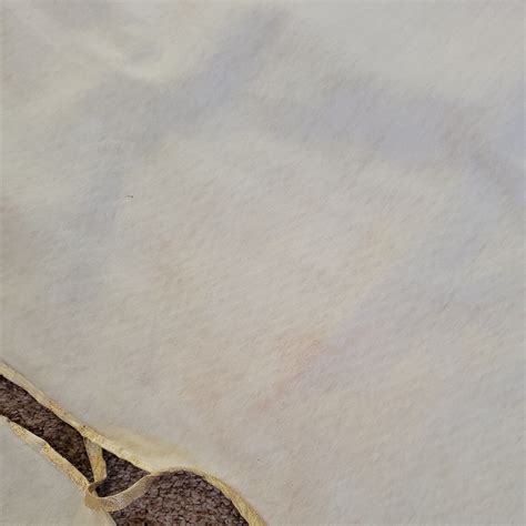 Vintage 60s Gold Thread Christmas Tree Skirt 47 Leaves Glam Mod Etsy