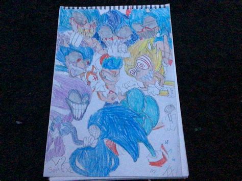 Sonicexe V2 Drawing By Kxj On Newgrounds