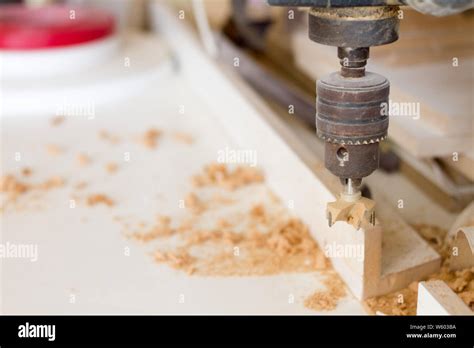 Close Up Of The Head Of The Drilling Machine With Nozzle In The