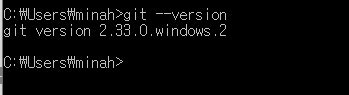 Git 윈도우에서 git 버전 확인 및 버전 업데이트 하기