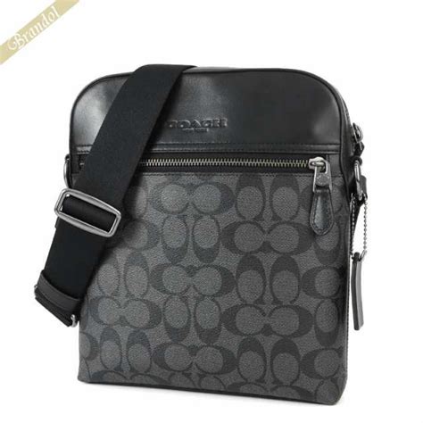 コーチ Coach メンズ ショルダーバッグ シグネチャー 縦型 ブラック系 4010 Qbmi5の通販はau Pay マーケット