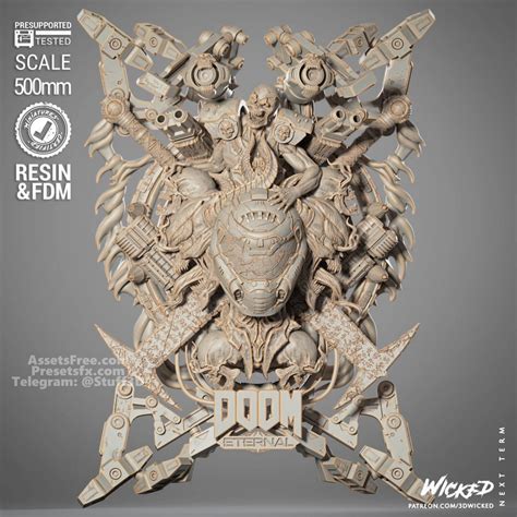 Doom Wall 3d Print Model Free High Quality Models For Your Projects