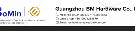 Company Overview Guangzhou Bm Hardware Co Ltd