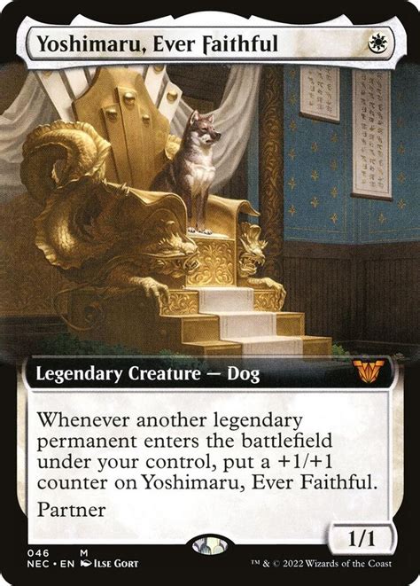 Yoshimaru Ever Faithful Extended Art Commander Kamigawa Neon