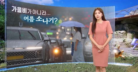날씨 가을비가 아니라 여름 소나기‥내일~모레 비·소나기 더위 계속