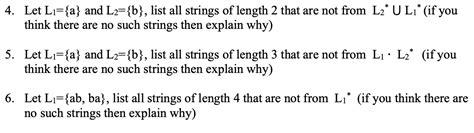 problem 1 consider the following languages