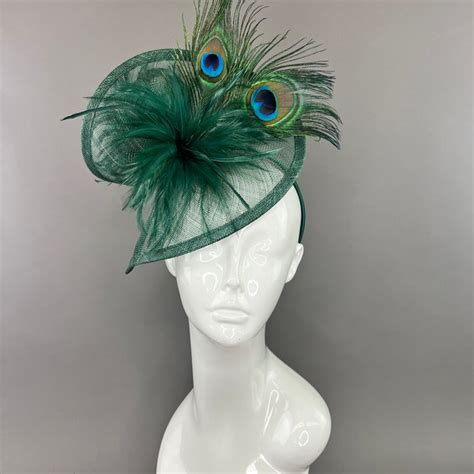 Peacock Fascinator Etsy