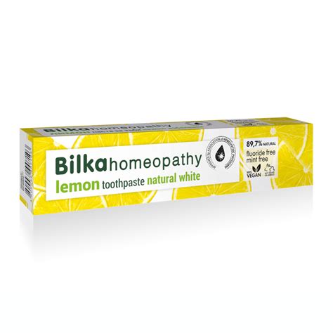 Homeopathic Toothpaste With Lemon Bilka Homeopathy Cosmetics Bulgaria