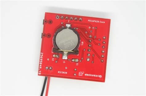 Segment Mini Clock Using PIC F A And DS RTC Electronics Lab