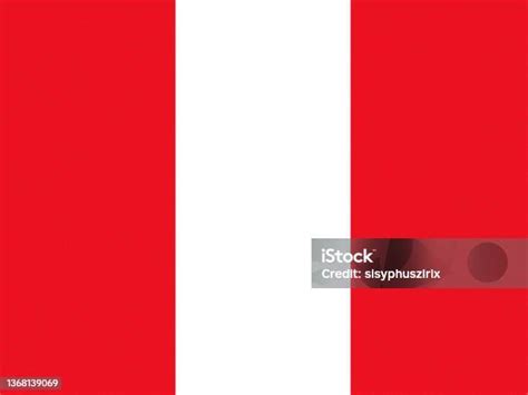 페루의 국기 빨간색 외부 밴드와 하나의 흰색 중간 밴드 일러스트 이미지와 수직 트라이 밴드 0명에 대한 스톡 벡터 아트 및 기타 이미지 Istock