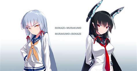 艦これ 磯風と叢雲で衣装チェンジ Blewのマンガ 漫画 叢雲艦隊これくしょん 磯風艦隊これくしょん Pixiv