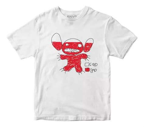 Playera Stitch Nivel De Maldad Meses Sin Inter S