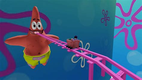 Cart Ride Into Patrick Spongebob Squarepants Roblox Youtube