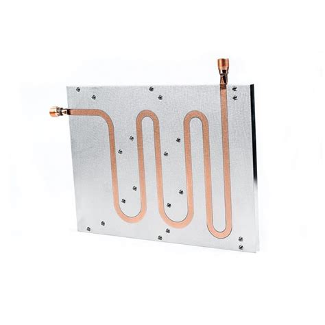 Aluminum Copper Tube Water Cooling Plate