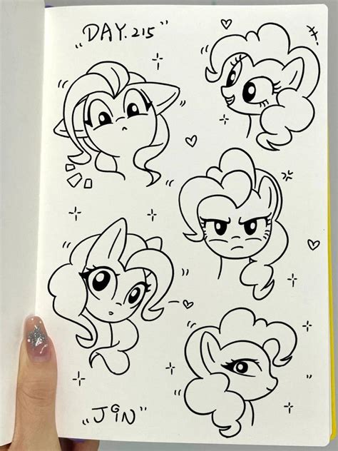 小马宝莉的简笔画 小马宝莉的简笔画女王 苗苗知道