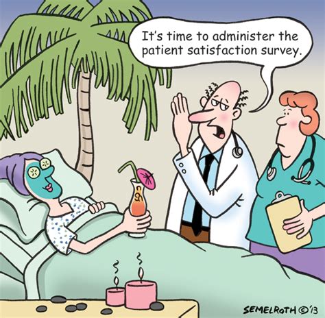 Cartoon A Very Satisfied Patient Modern Healthcare