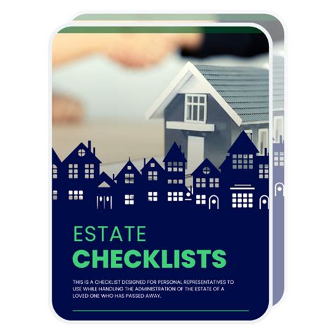 Estate Checklists For Personal Representative Law Office Of Tanieka