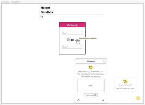 GitHub Tsxoxo Helper Sandbox Prototyping Ways To Make Software Easier For People