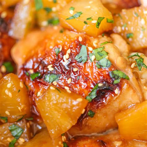 Slow Cooker Pineapple Chicken