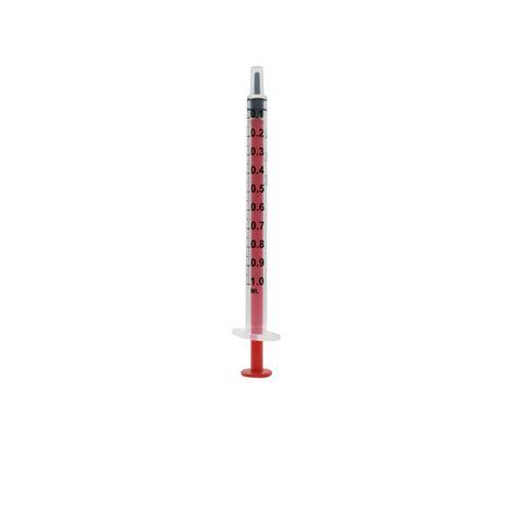 Acuject 1ml Ultra Low Dead Space Syringe Red Orion Medical Supplies