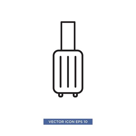 Premium Vector Baggage Icon Vector Illustration Template