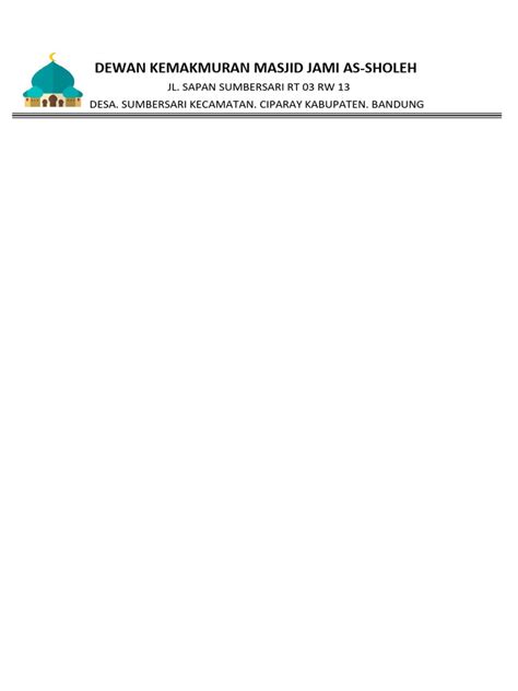 Kop Surat Dkm Pdf