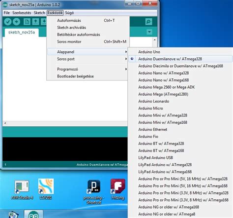 Arduino fejlesztői környezet Magyar Arduino
