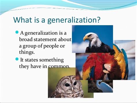 Generalization And Types