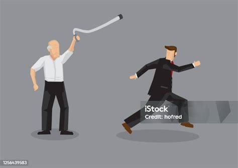 걷는 지팡이를 사용하여 노인의 벡터 만화 그림 가출자에 대한 스톡 벡터 아트 및 기타 이미지 가출자 때리기 사람들