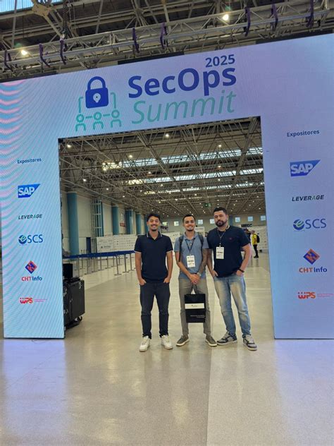 No Mês De Março Participei Do Secops Summit Um Grande Evento Na área De Cybersecurity Lucca