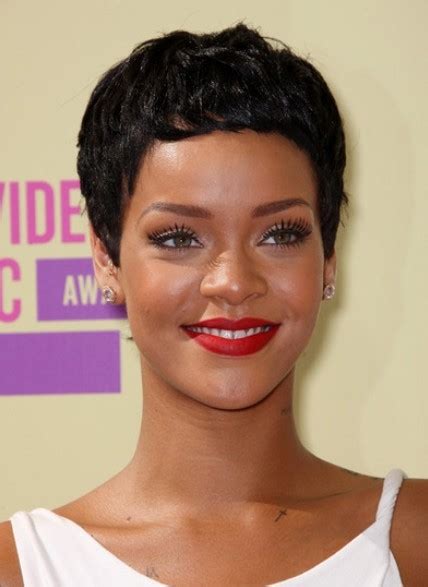 Rihanna Black Pixie Haircuts For Short Hair Pop Haircuts