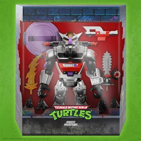 Ultimate 7inch Tmnt Wave 8 Robotic Rocksteady