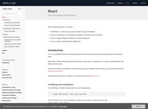 React Meteor React Templates And Themes