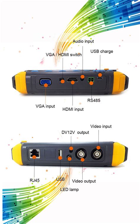 Getuscart Inch Cctv Tester Mp Ahd Mp Tvi Mp Cvi Cvbs Coaxial Hd