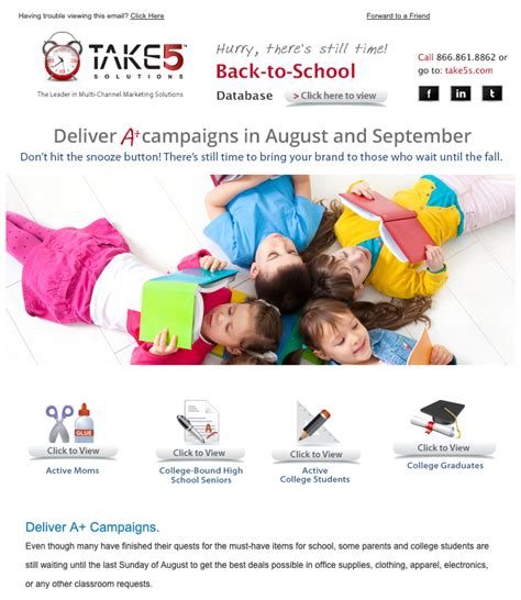 Back To School Email Hero D B Design Studio