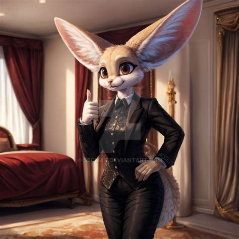 Thumbs Up Fancy Fennec Girl By Secmar On Deviantart