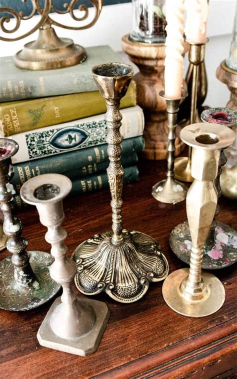 Simple Ways To Clean Vintage Brass Candlesticks — Capturing Wonderland