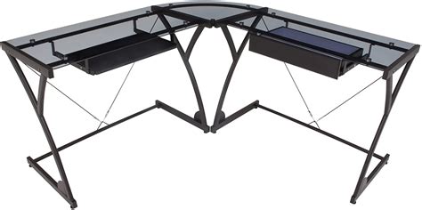 L Shaped Glass Desks Foter
